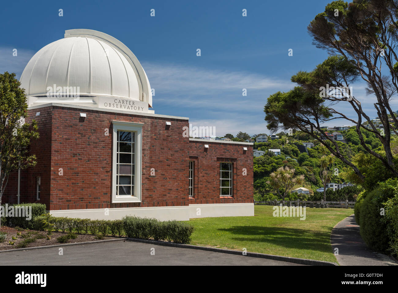 The Carter Observatory in the Botanical Gardens, Wellington, New ...