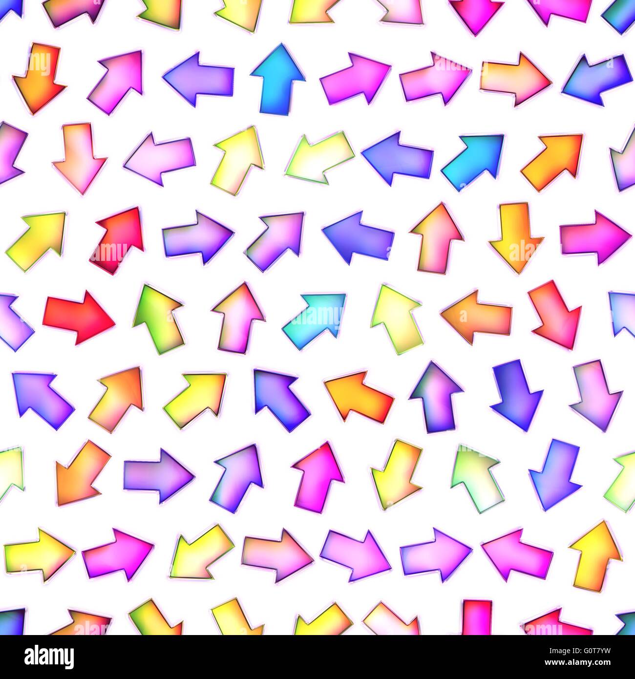 Seamless texture of abstract bright shiny colorful arrows Stock Photo ...
