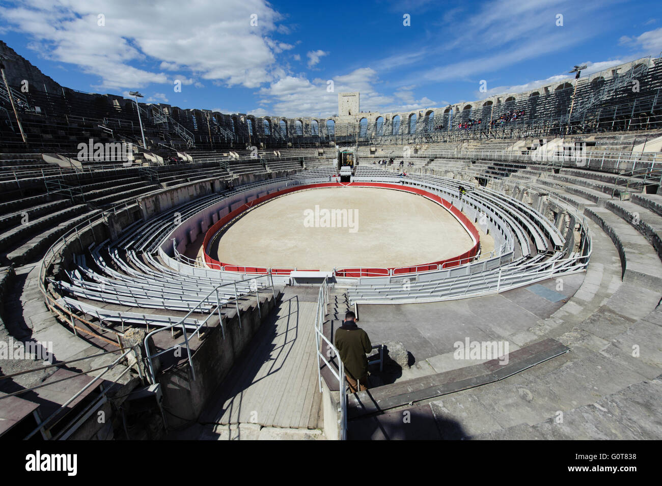 The Roman amphitheatre in Arles, France Stock Photo - Alamy