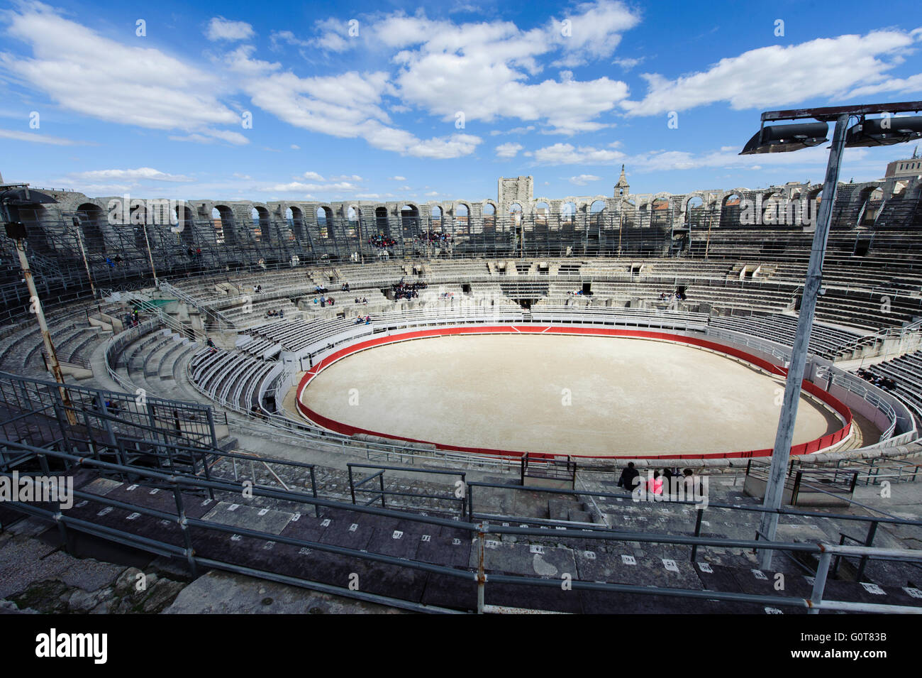 The roman amphitheatre in arles hi-res stock photography and images - Alamy