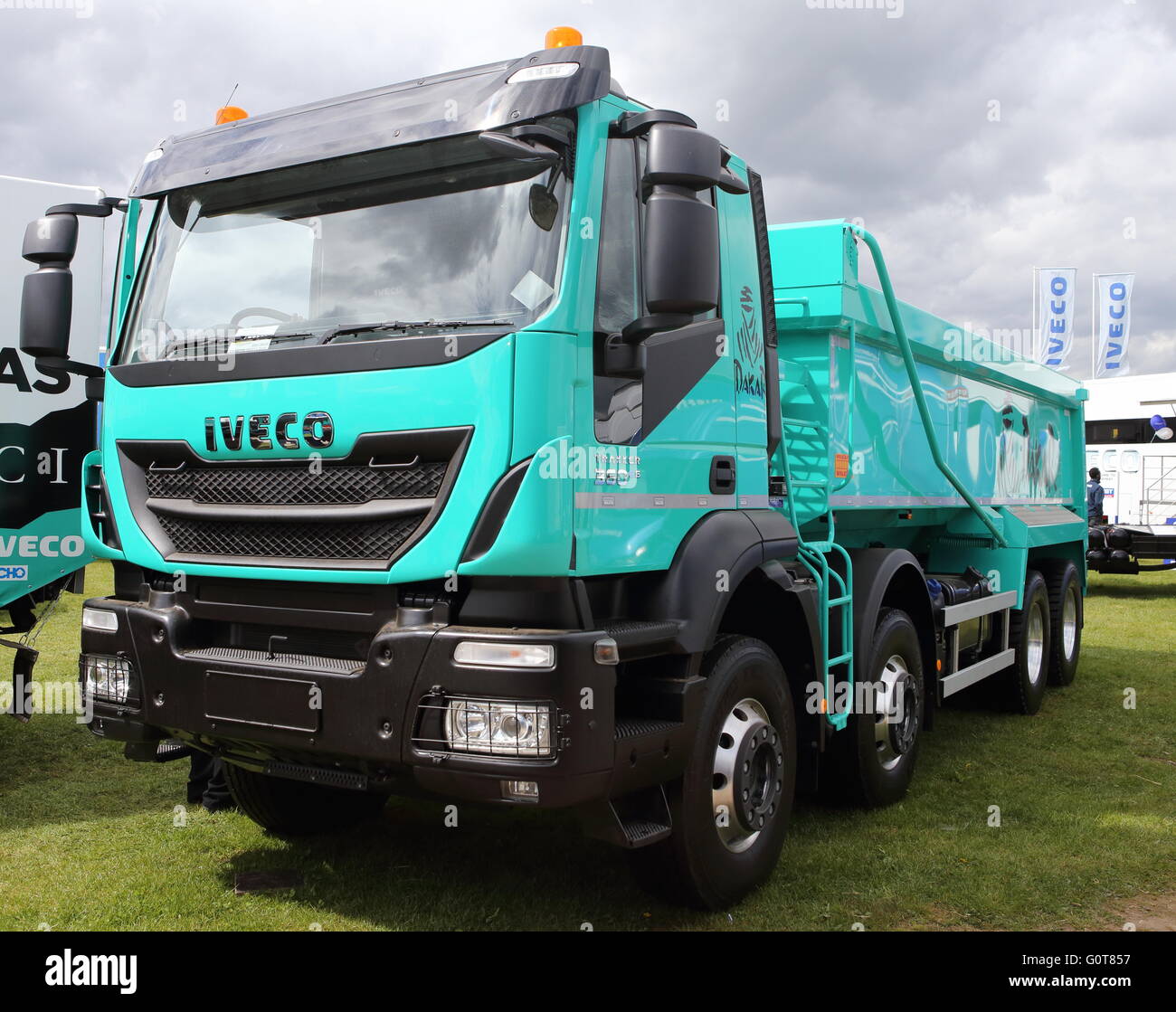Iveco 360 Tracker Rigid HGV Stock Photo - Alamy