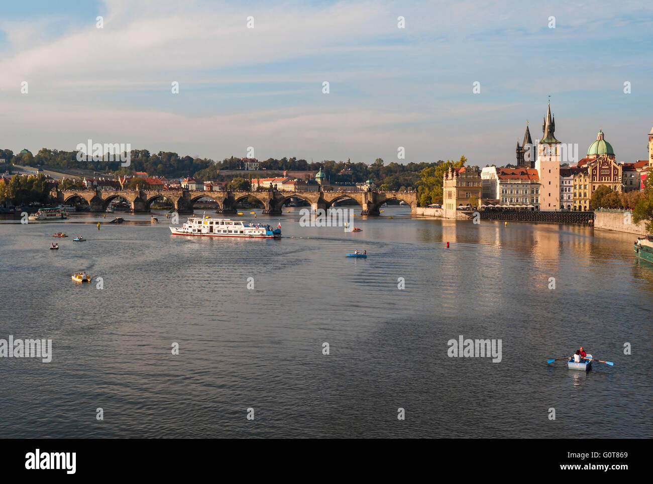 Moldau River (Vltava Stock Photo - Alamy