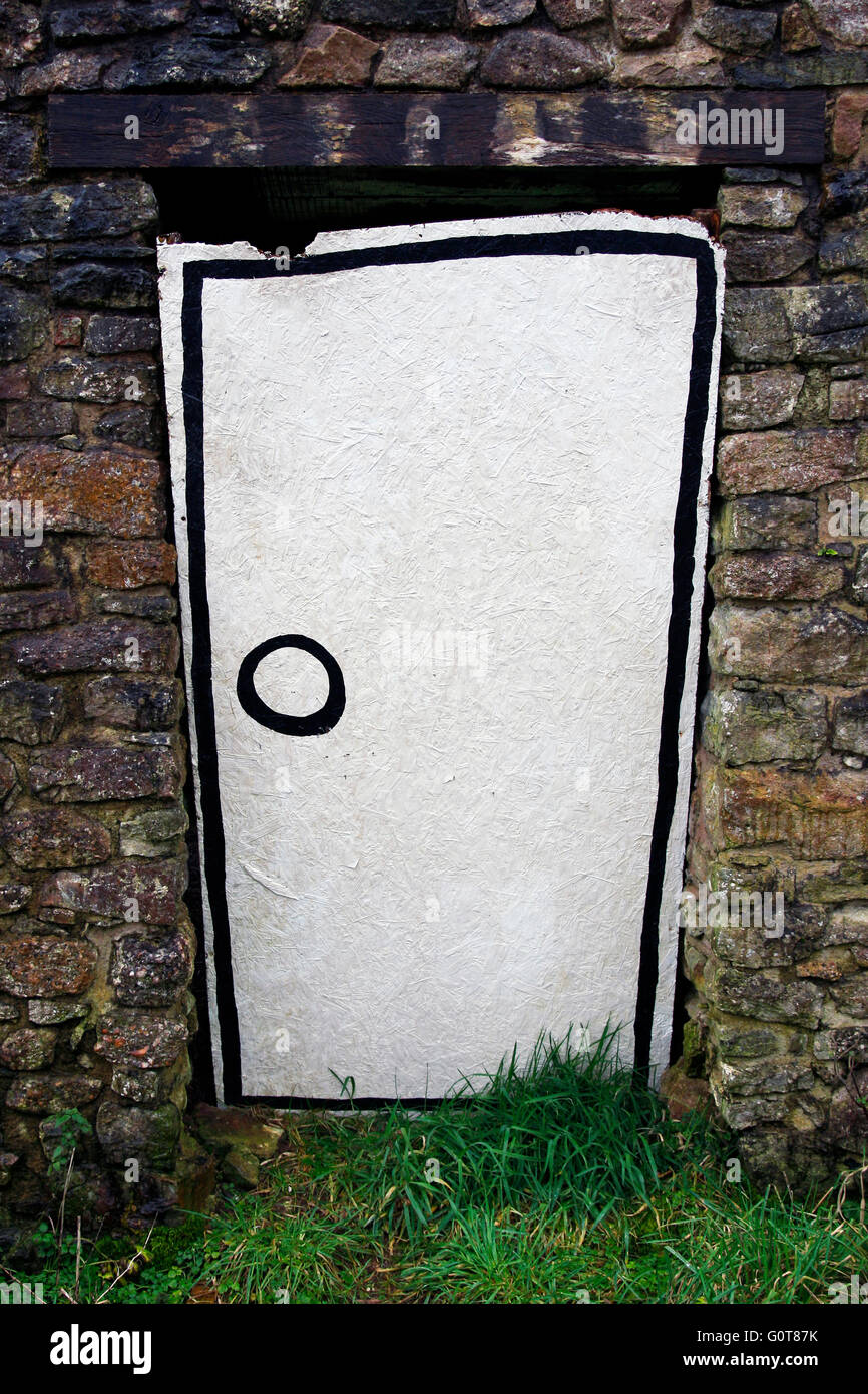 Boarded Up Door Cartoon