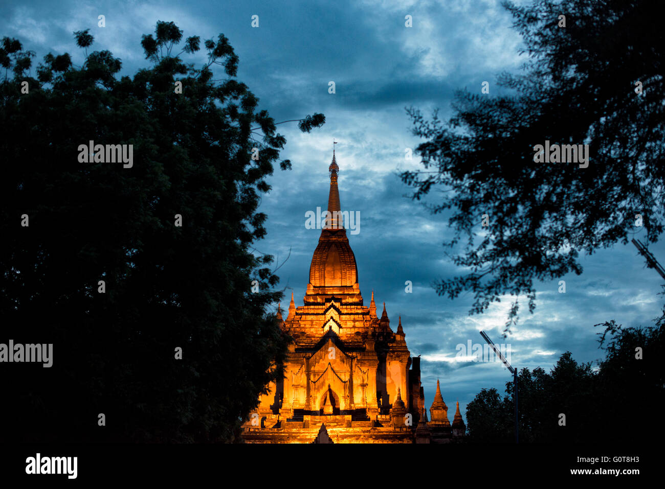Night sky old bagan hi-res stock photography and images - Alamy