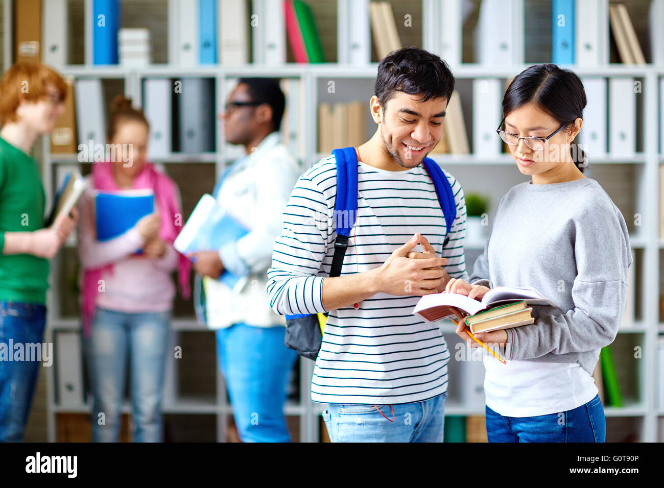 Man reading dictionary hi-res stock photography and images - Alamy
