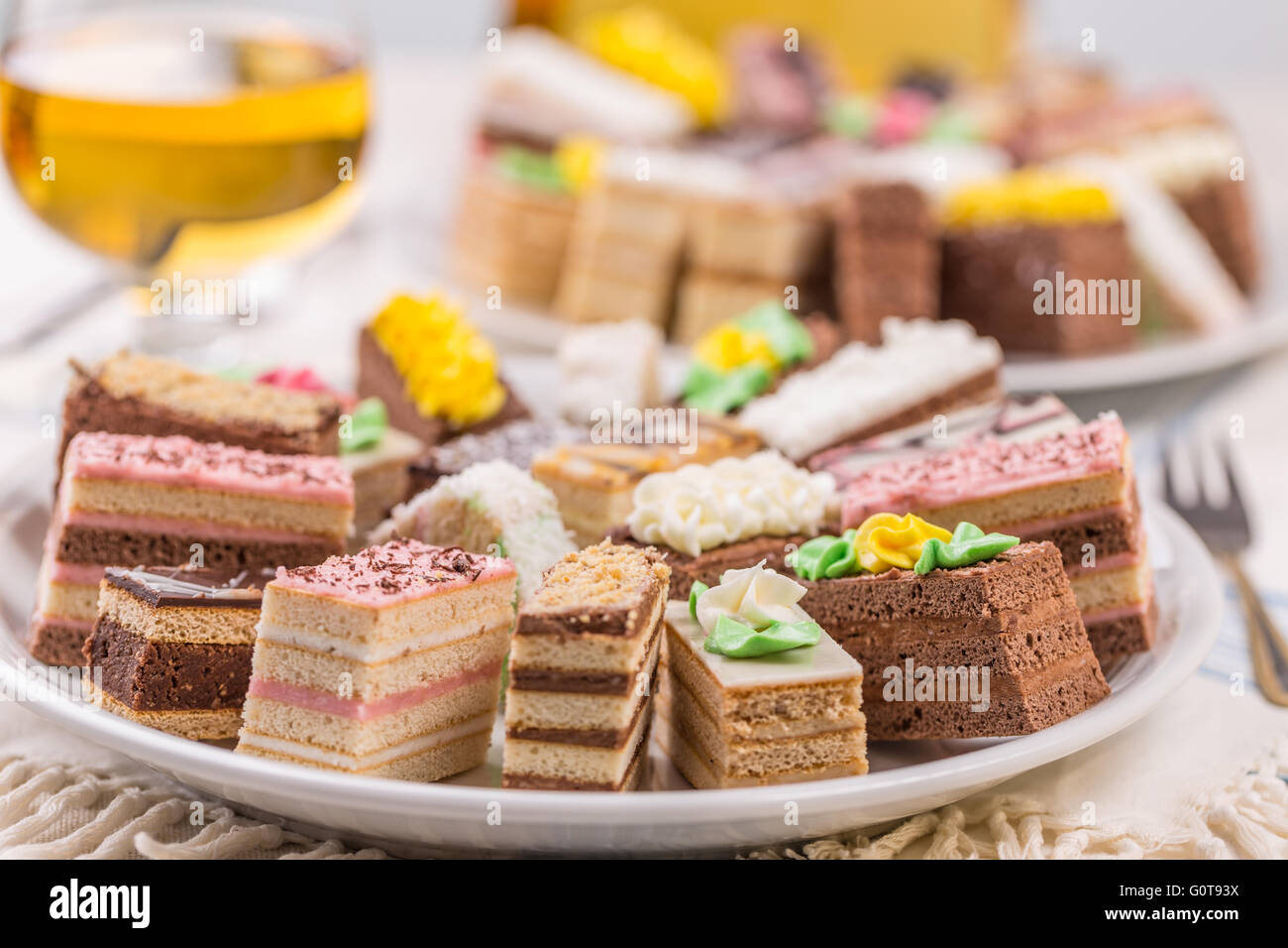 Layered mini cakes hi-res stock photography and images - Alamy