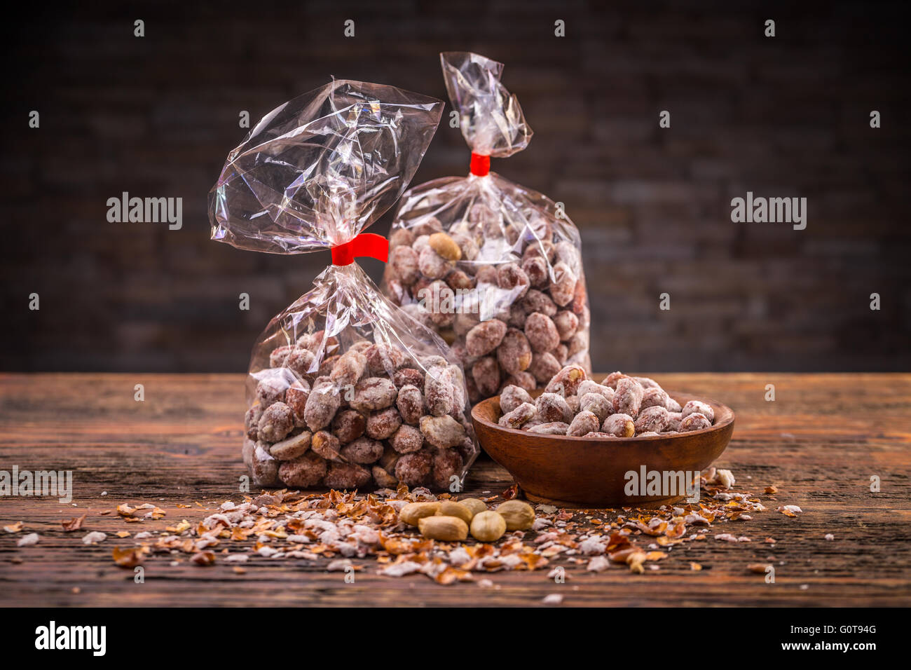 Salted roasted peanuts hi-res stock photography and images - Alamy