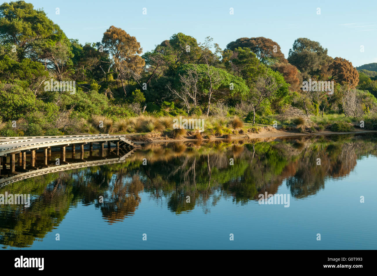 Footbridge at Tidal River, Wilsons Promontory NP, Victoria, Australia ...