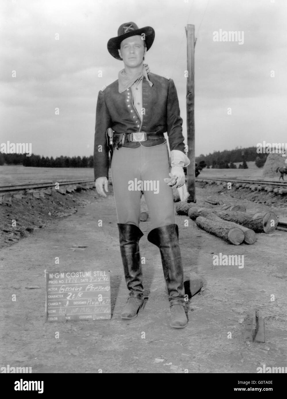 On the set, George Peppard / How the West Was Won / 1962 directed by ...