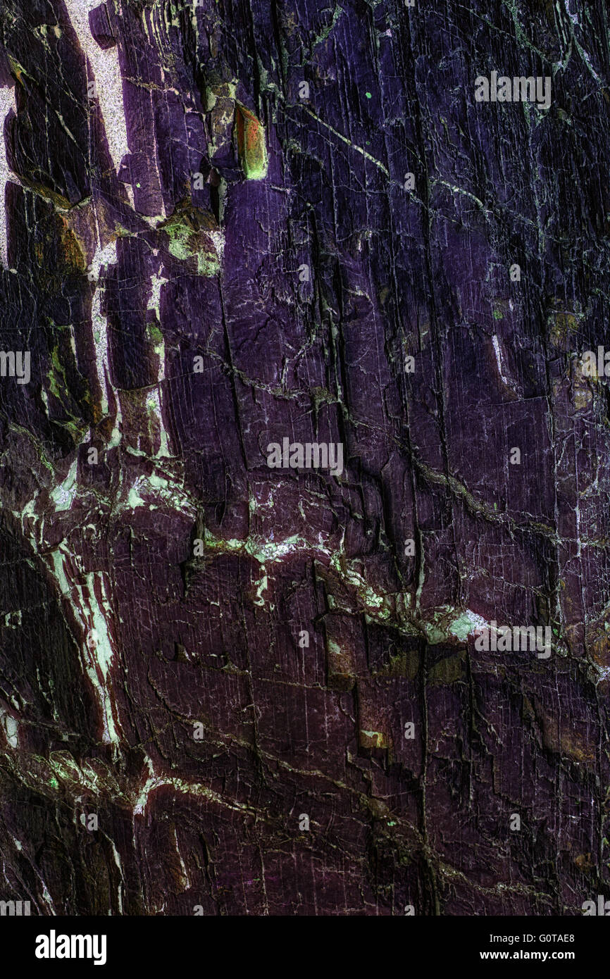 The texture of the rock breaking closeup Stock Photo - Alamy