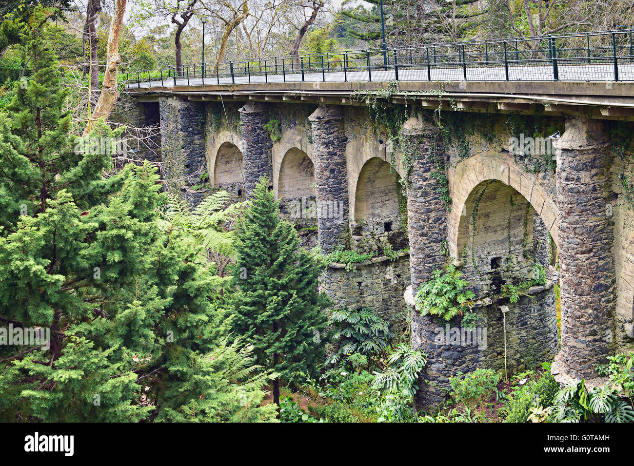 Old railway bridge in Monte, Madeira, Portugal Stock Photo - Alamy