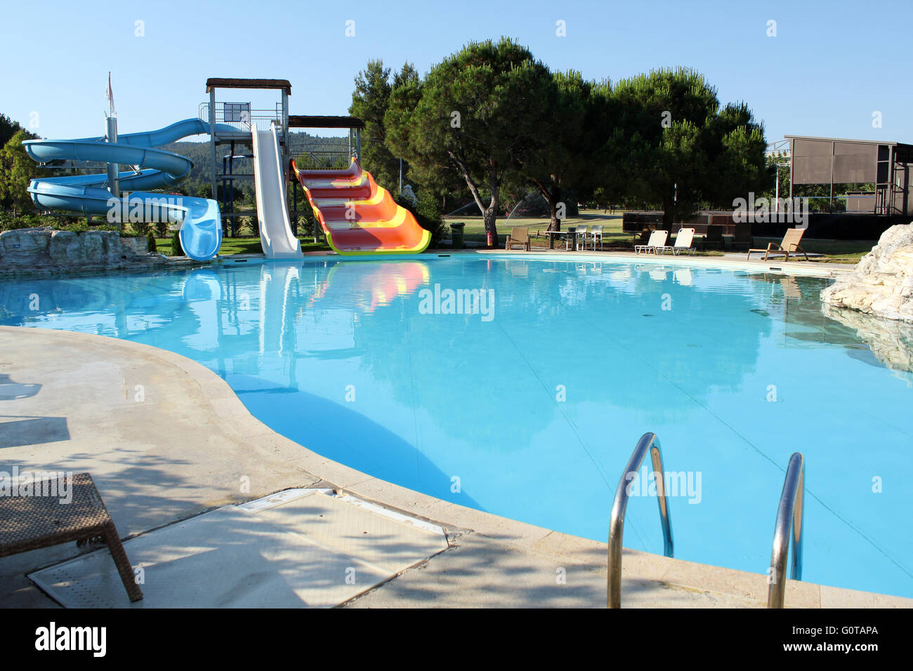 Pool resort summer mediterranean hi-res stock photography and images ...