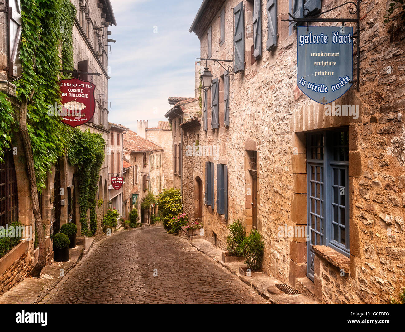 Cordes Sur Ciel, France Stock Photos & Cordes Sur Ciel, France Stock ...