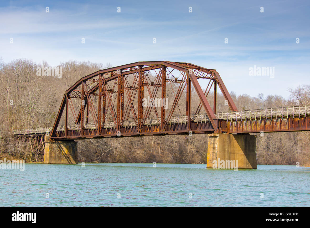 Old railroad bridge hi-res stock photography and images - Alamy