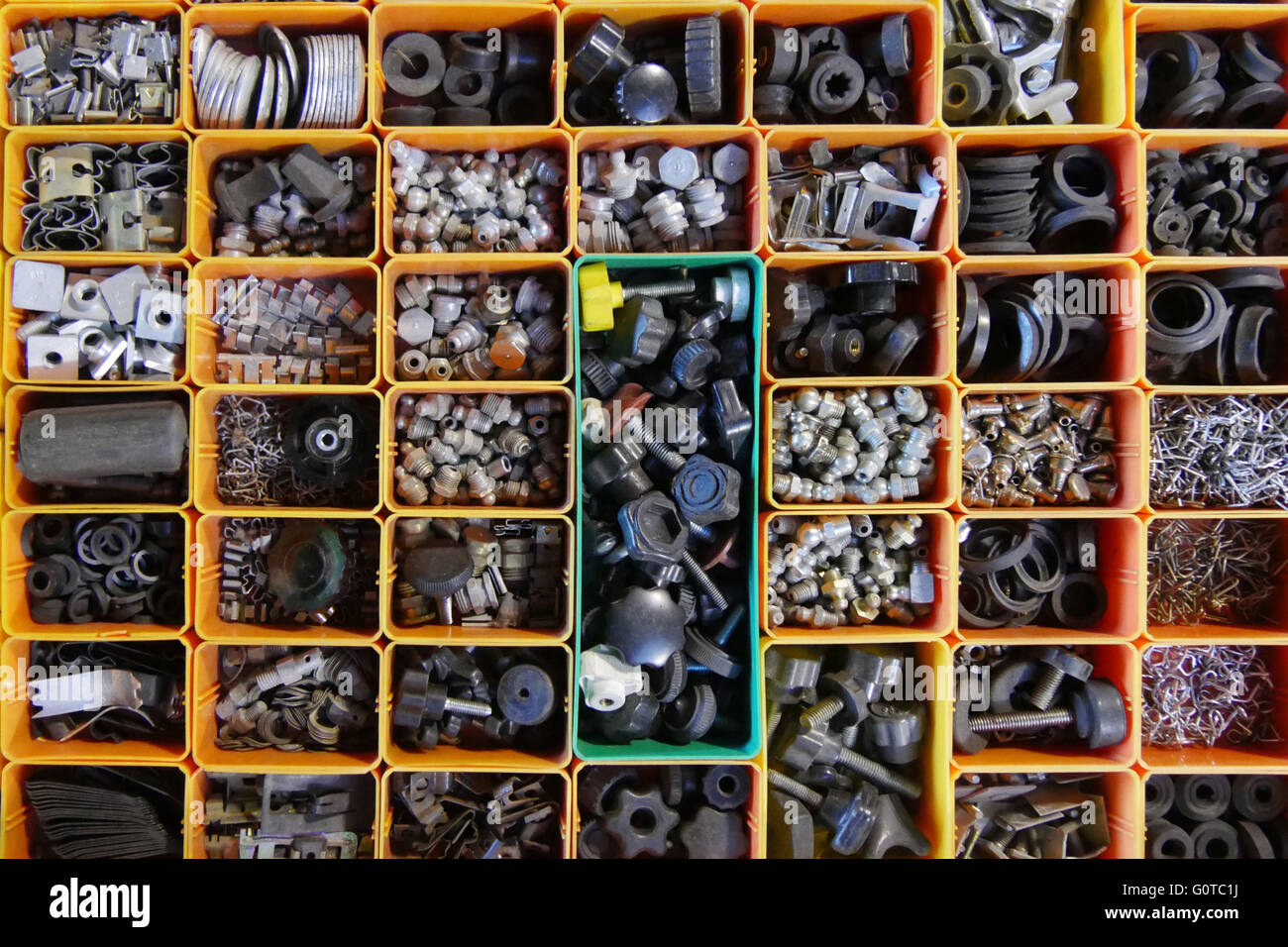 Assorted spare parts Stock Photo - Alamy