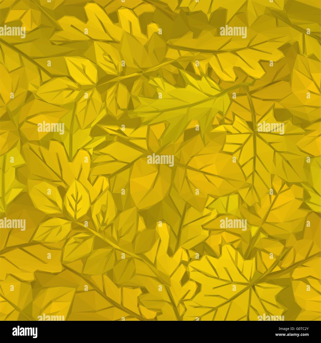 Autumn Leaves Low Poly Stock Vector Image & Art - Alamy