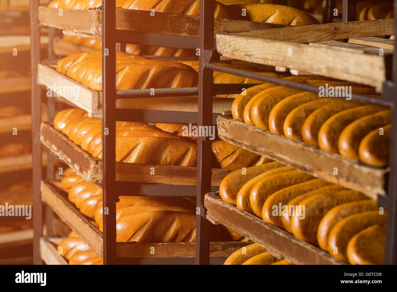 Production of bread hi-res stock photography and images - Alamy