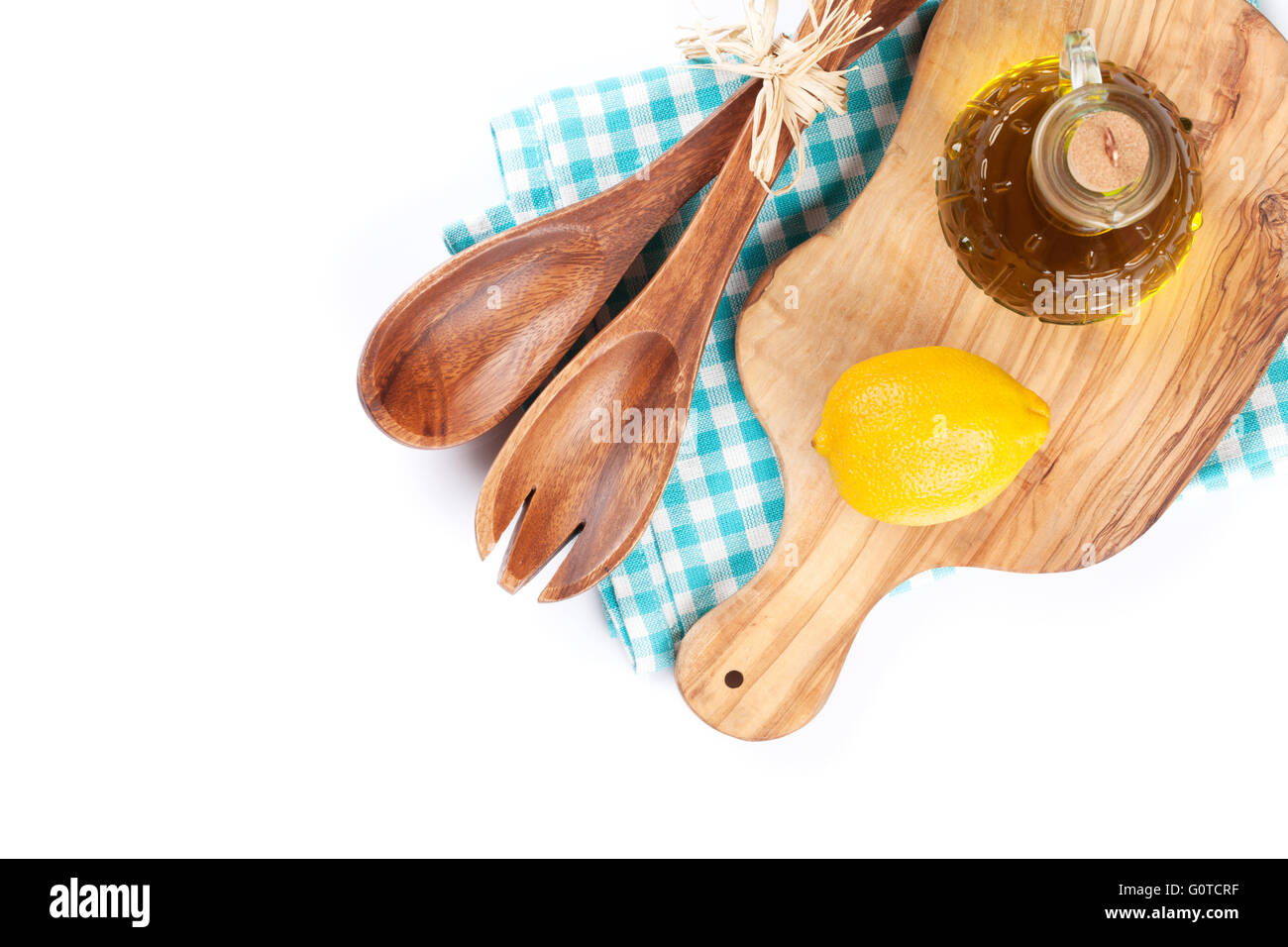 Kitchen utensils. Isolated on white background Stock Photo - Alamy