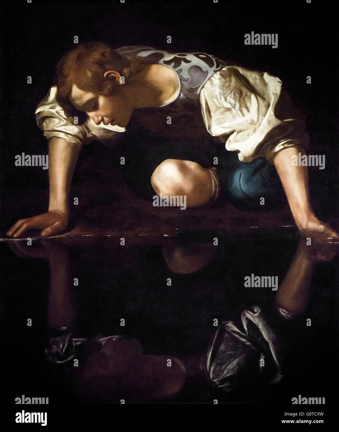 Caravaggio - Michelangelo Merisi (1571-1610), Narcissus, ca.1597-1599 ...