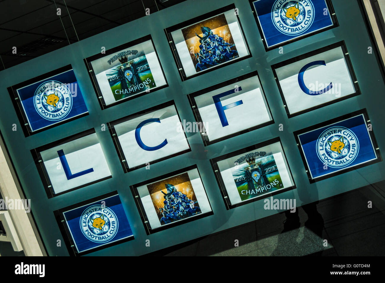 Premier Champions LCFC Stock Photo - Alamy