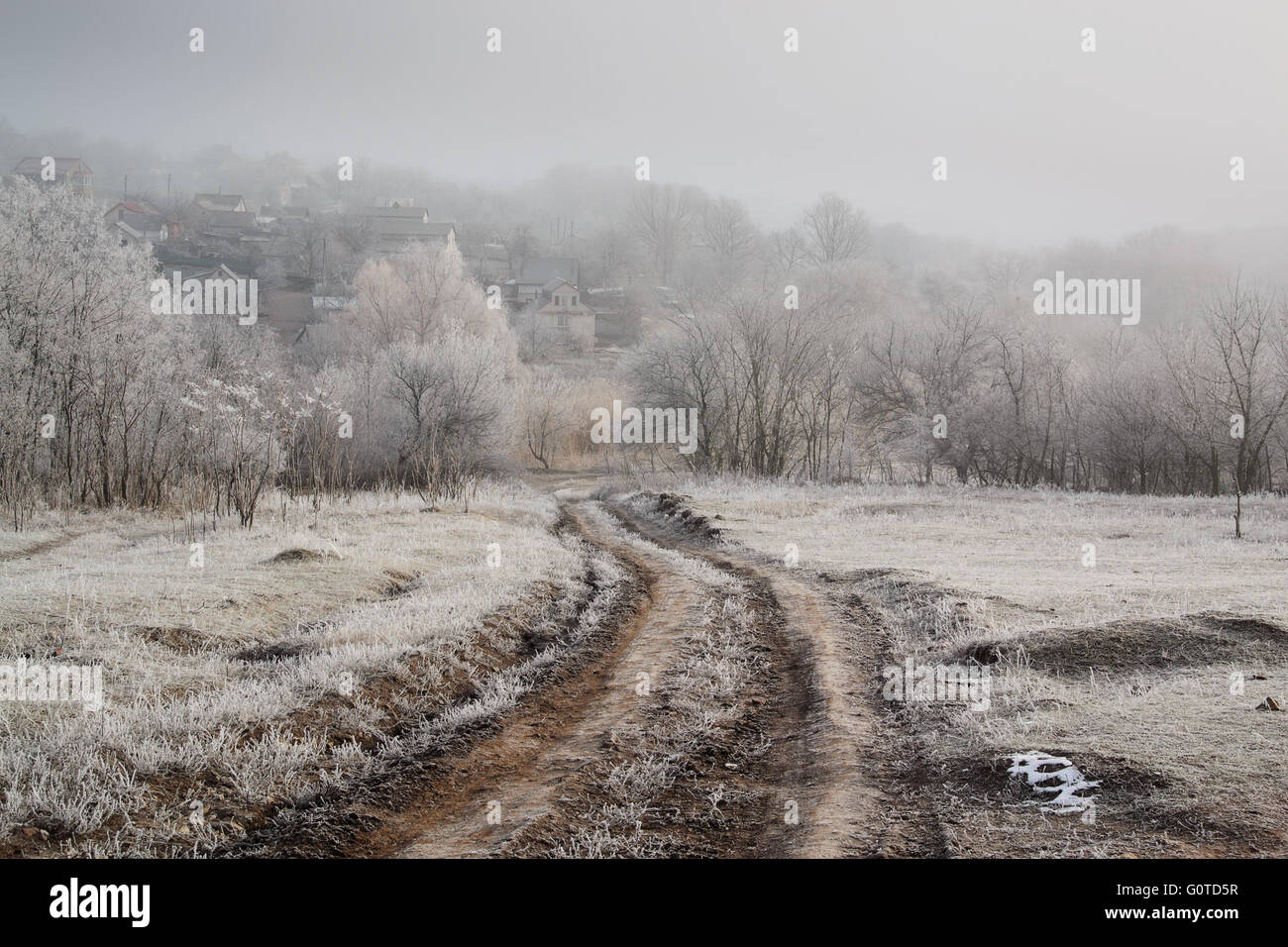 Frost trail hi-res stock photography and images - Alamy