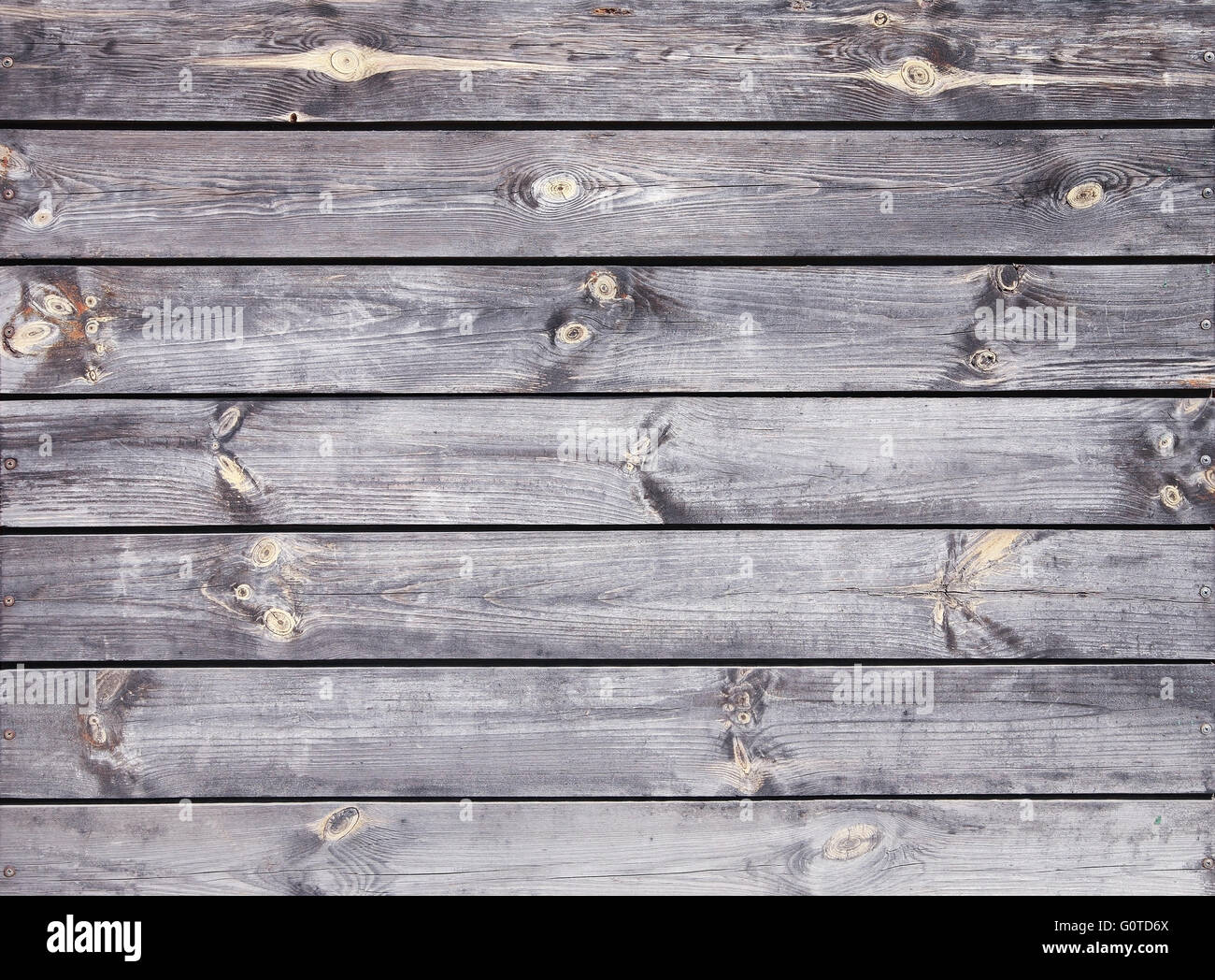 Grey wood panel consisting of horizontal planks Stock Photo - Alamy