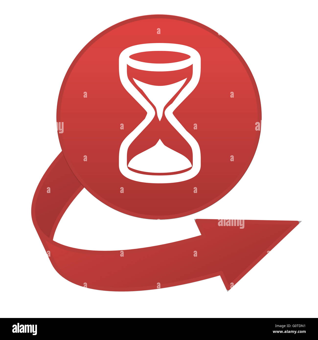 Hourglass arrow hi-res stock photography and images - Alamy