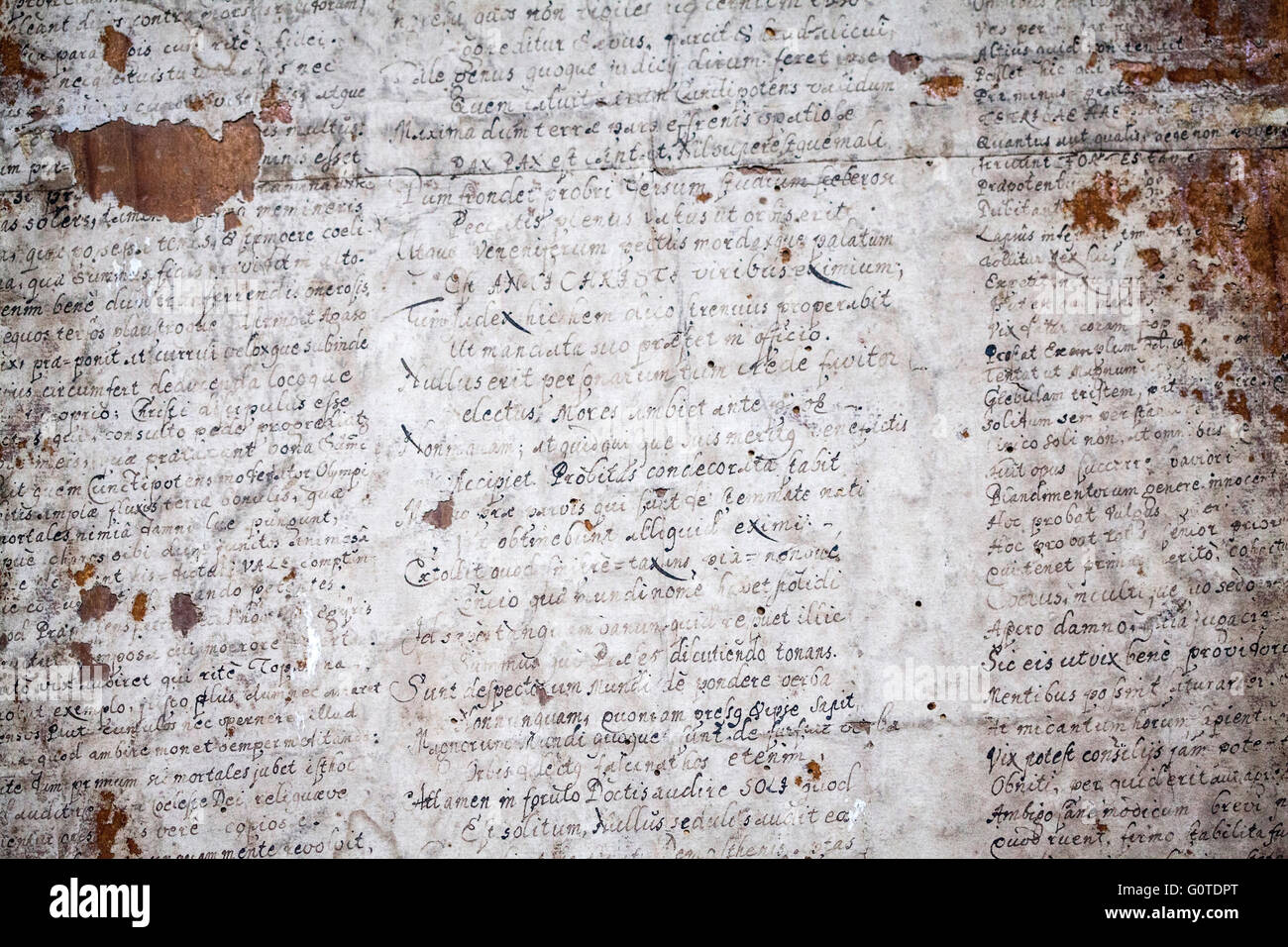 Old worn paper, german document background Stock Photo - Alamy