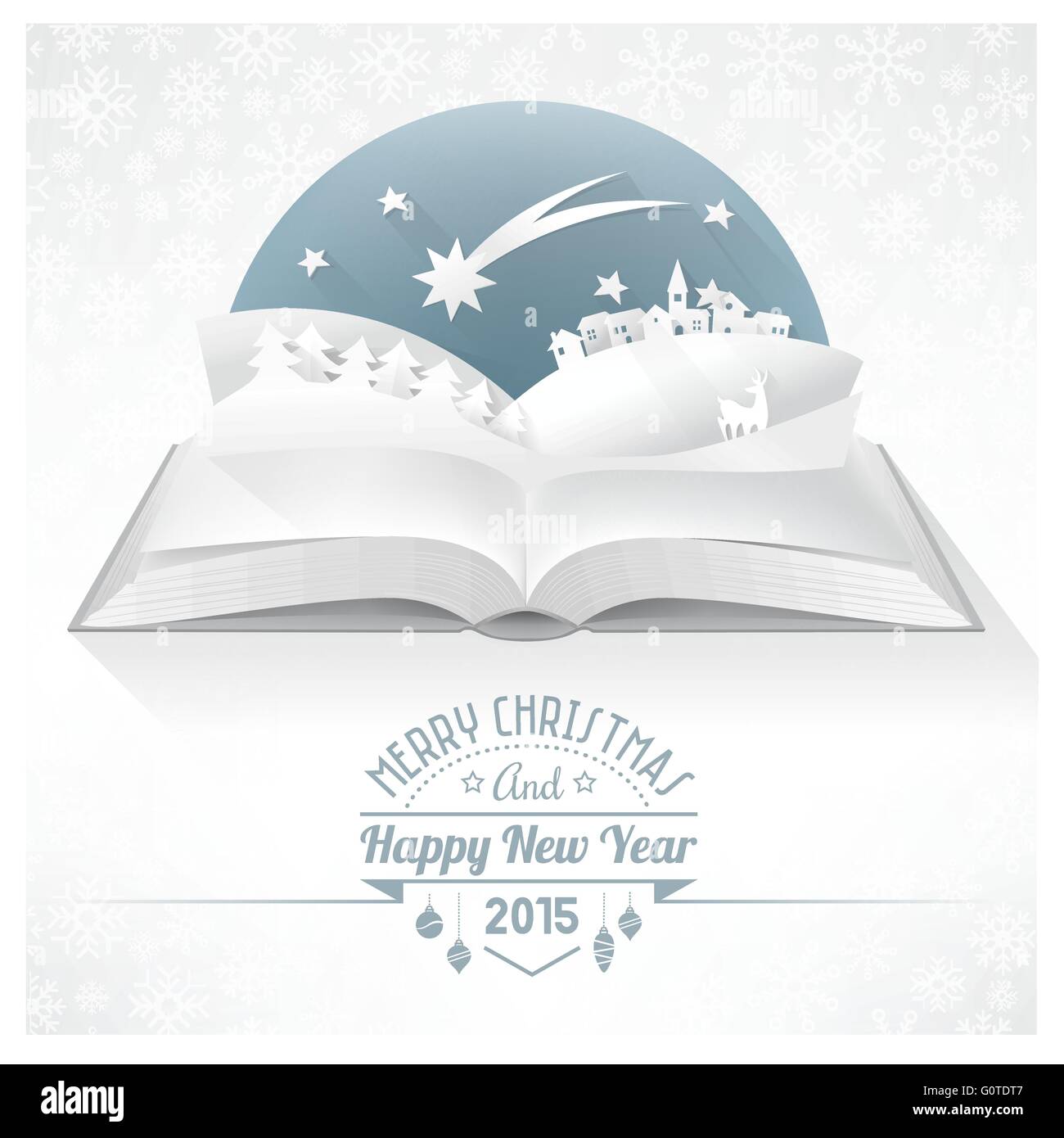 Christmas trees new year Stock Vector Images - Alamy