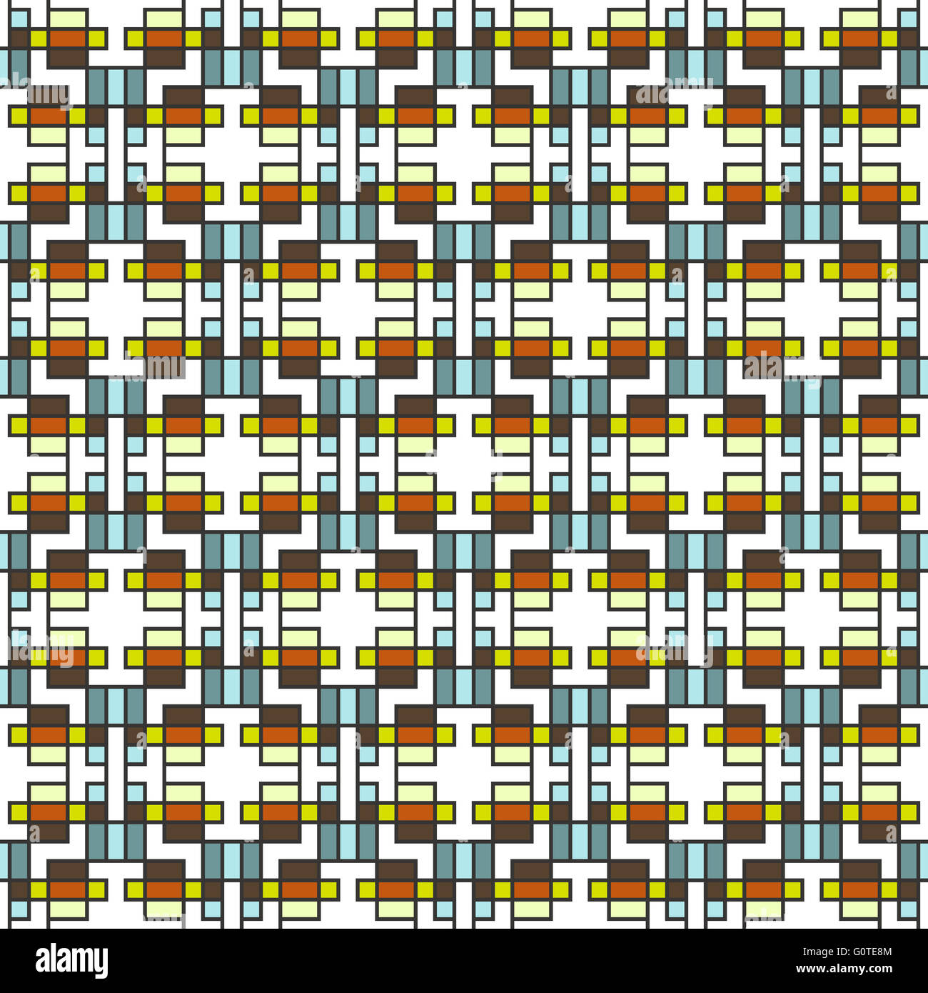 Geometric Abstract Seamless Pattern Linear Motif Background Decoration