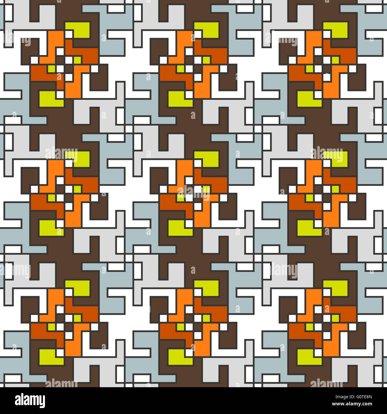 Geometric abstract seamless pattern. Linear motif background decoration ...