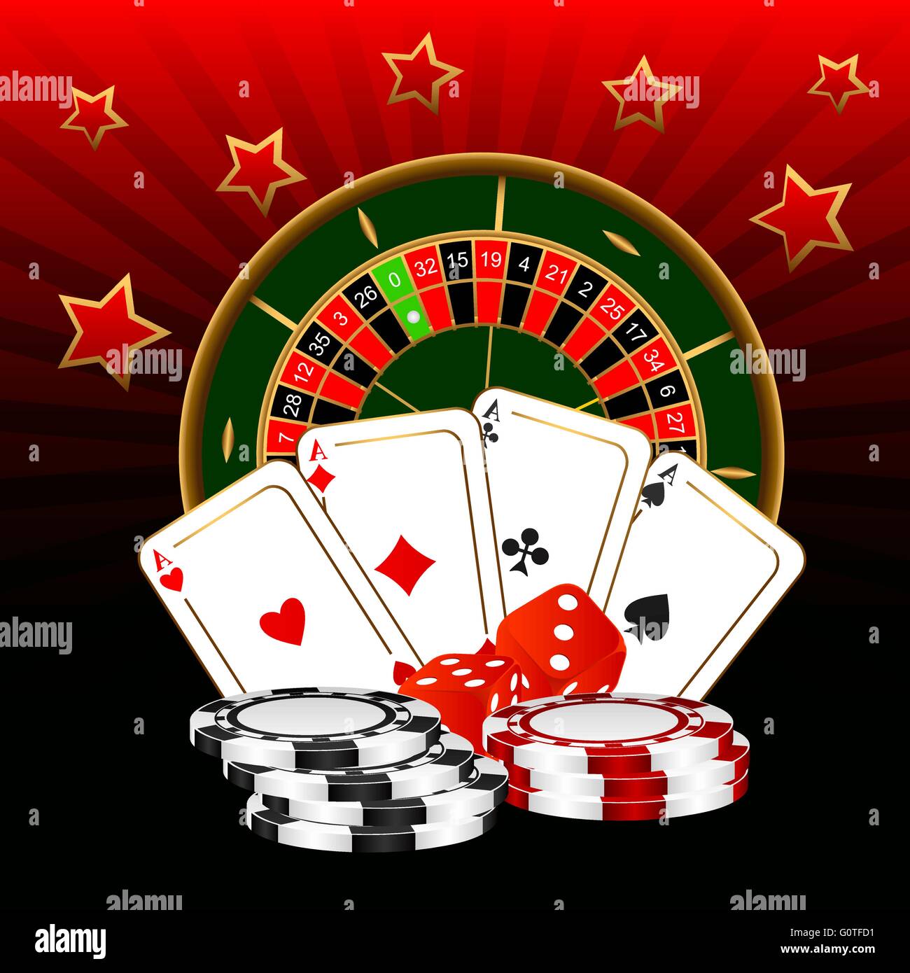 Gambling casino Stock Vector Images - Alamy