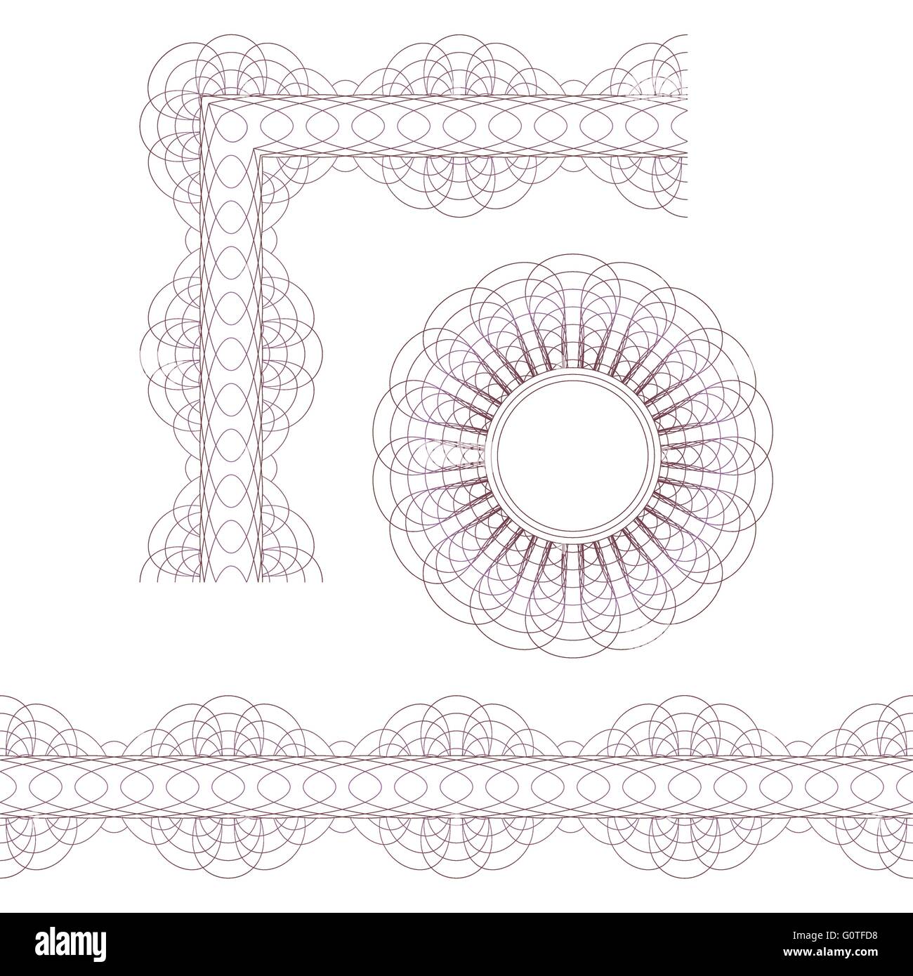 Decorative border vectors hi-res stock photography and images - Alamy