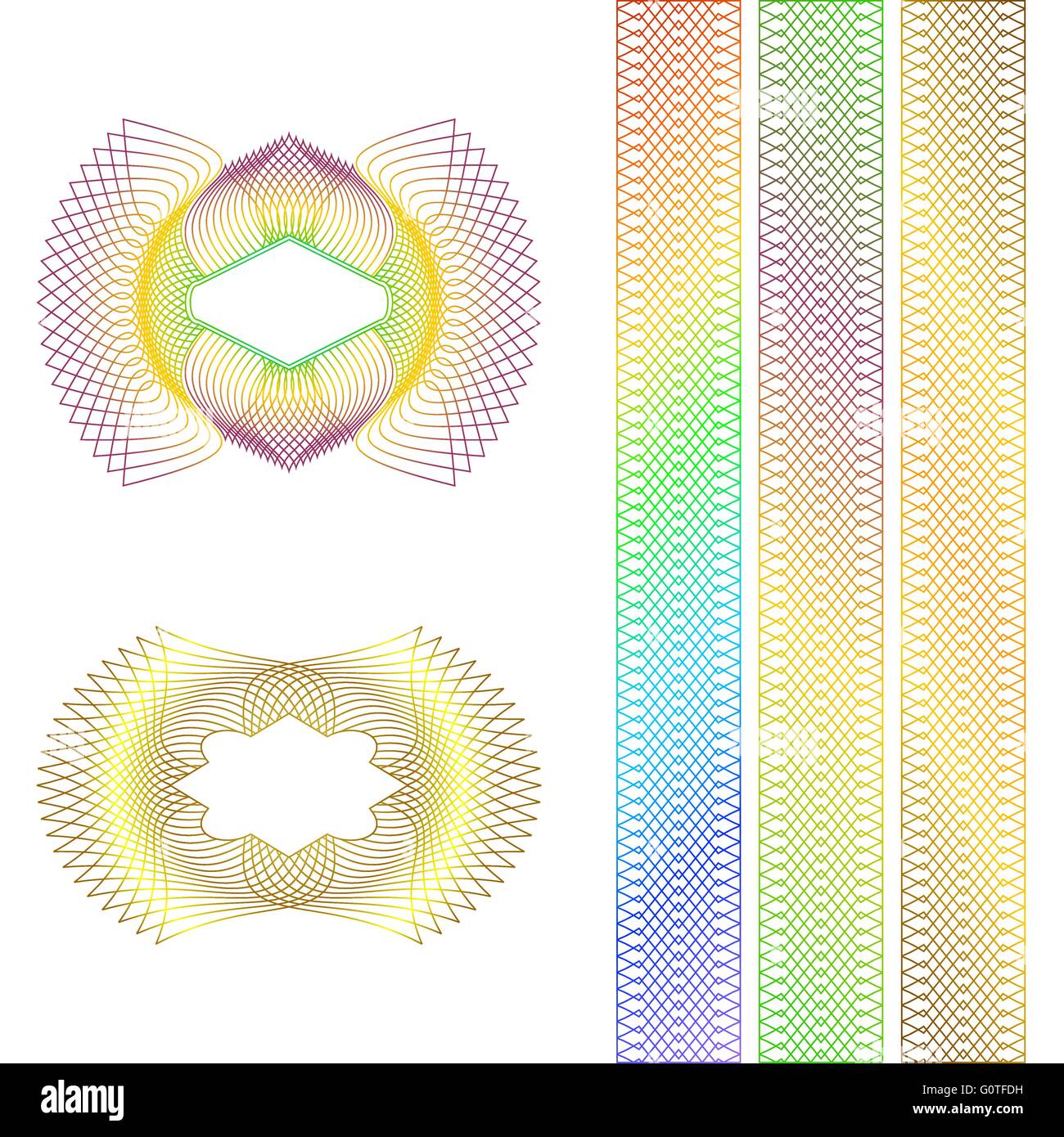 The rosettes with Stock Vector Images - Alamy