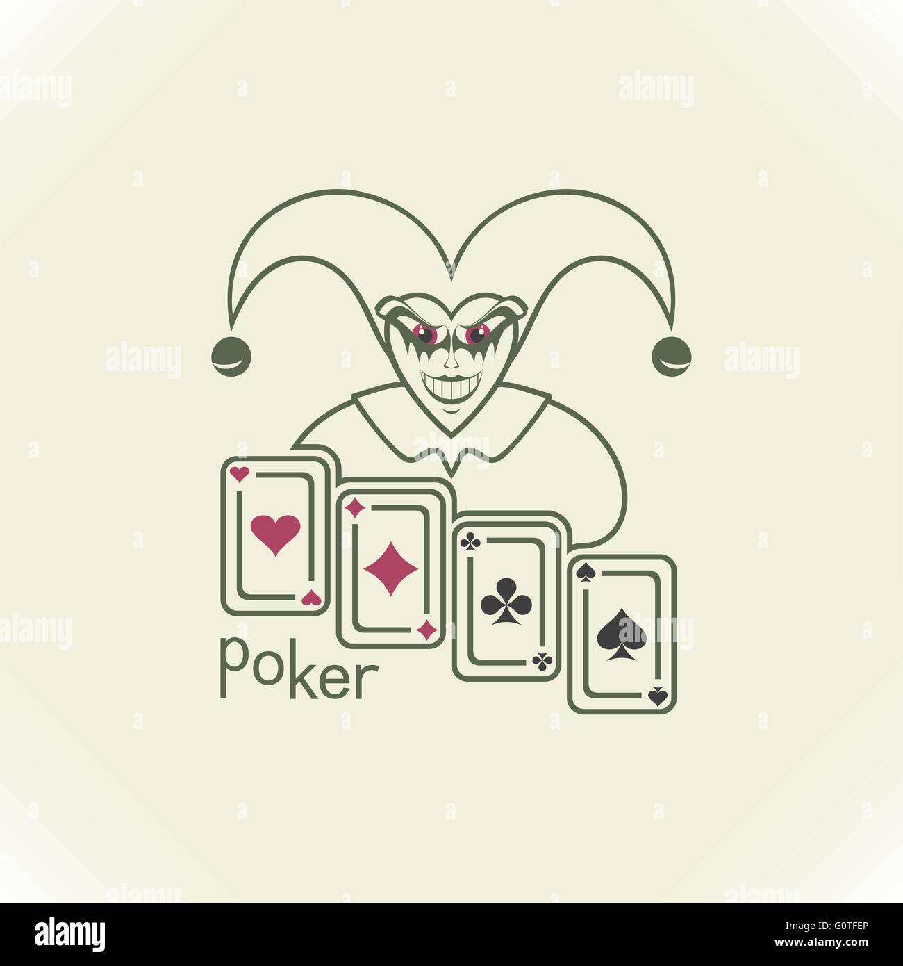 Jester joker clown Stock Vector Images - Alamy
