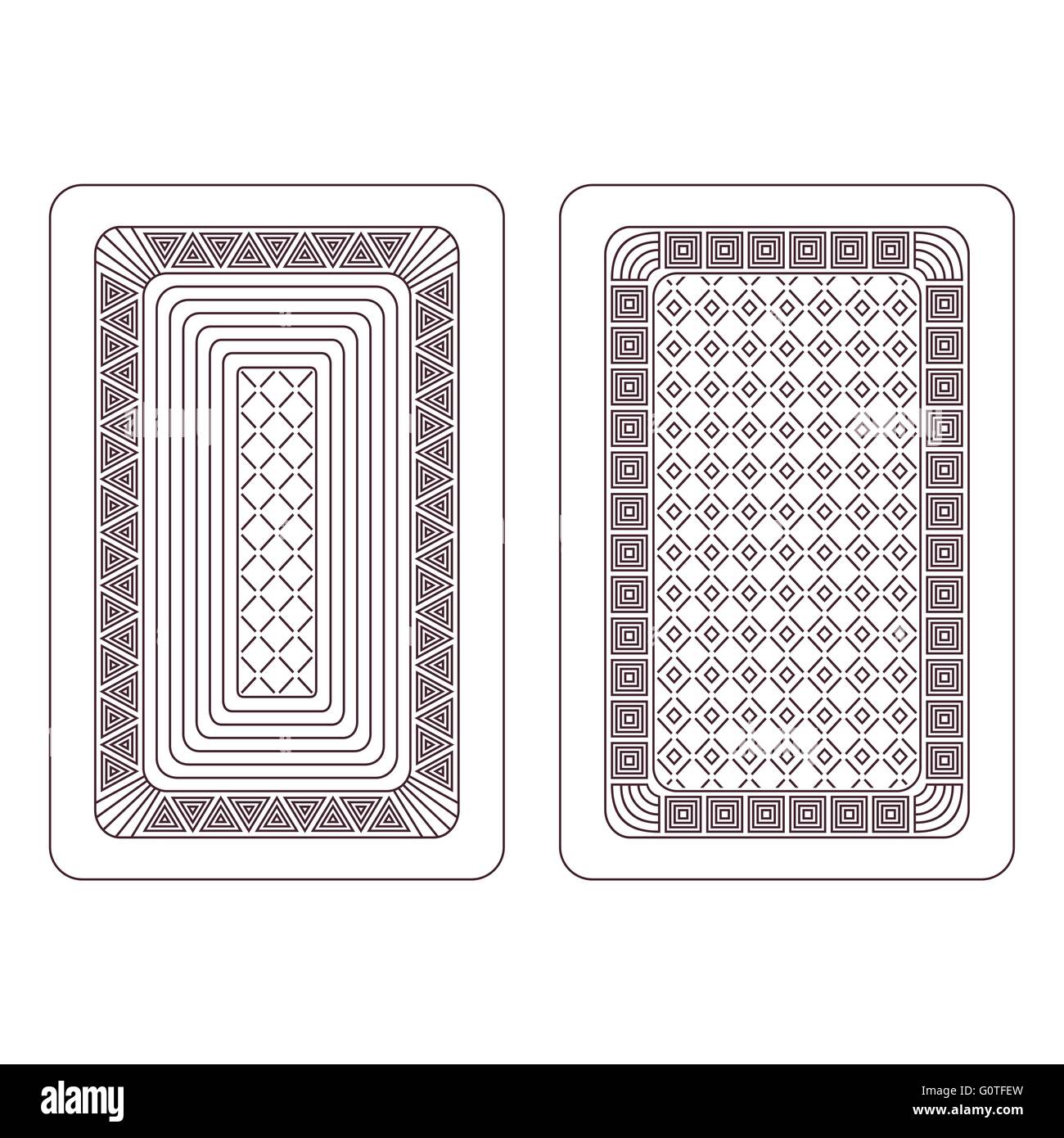 Playing card texture Stock Vector Images - Alamy