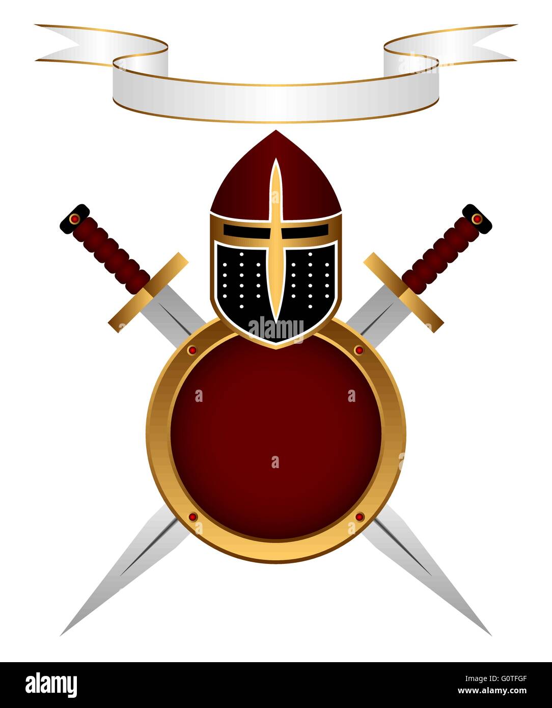 Medieval heraldic banner knight hi-res stock photography and images - Alamy