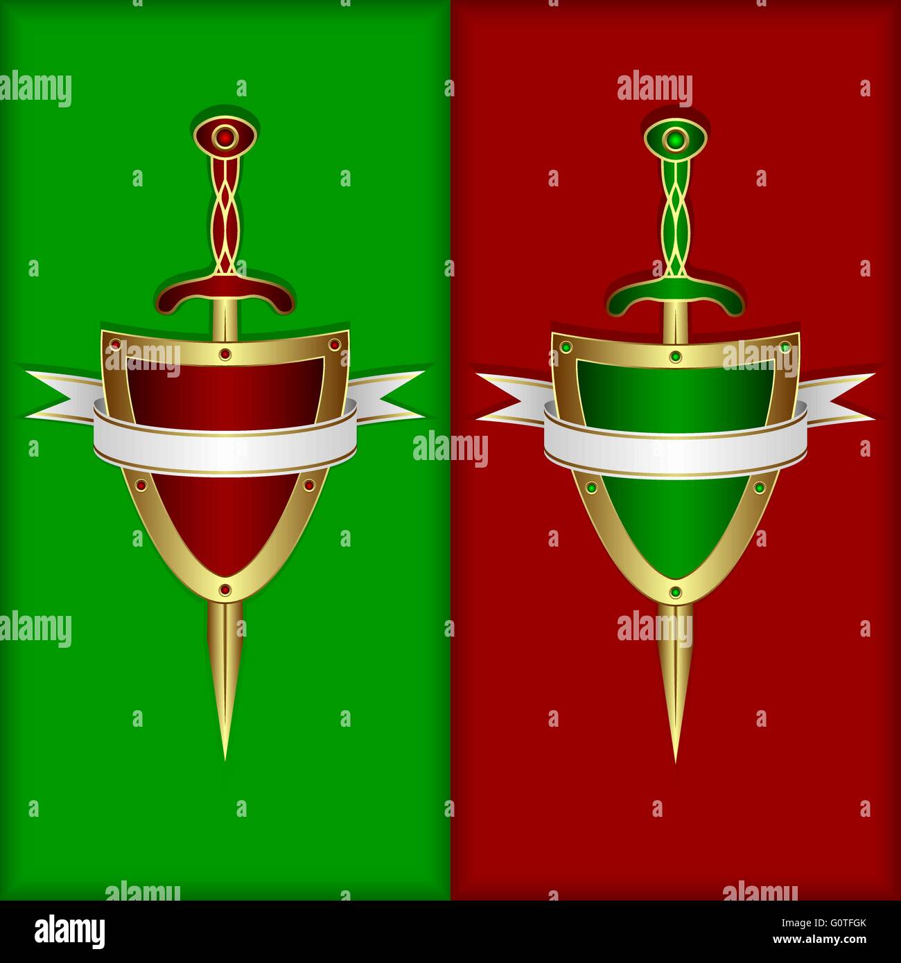 Medieval heraldic banner knight hi-res stock photography and images - Alamy