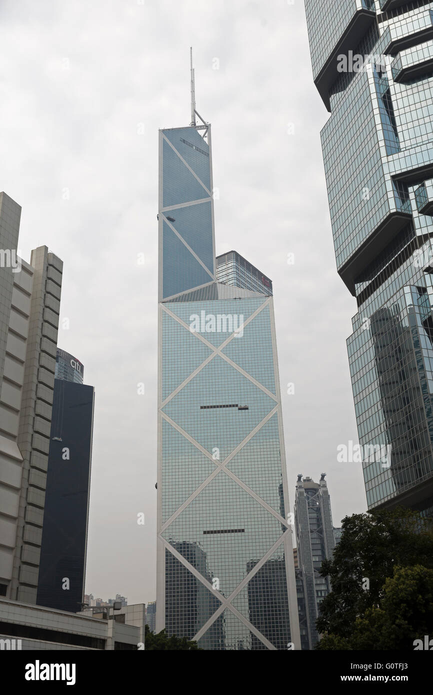 High rise glass building in Hong Kong Stock Photo - Alamy