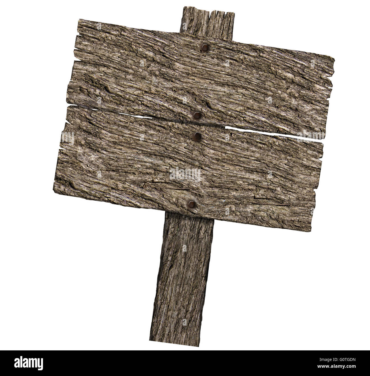 Blank Wooden Sign board Stock Photo - Alamy