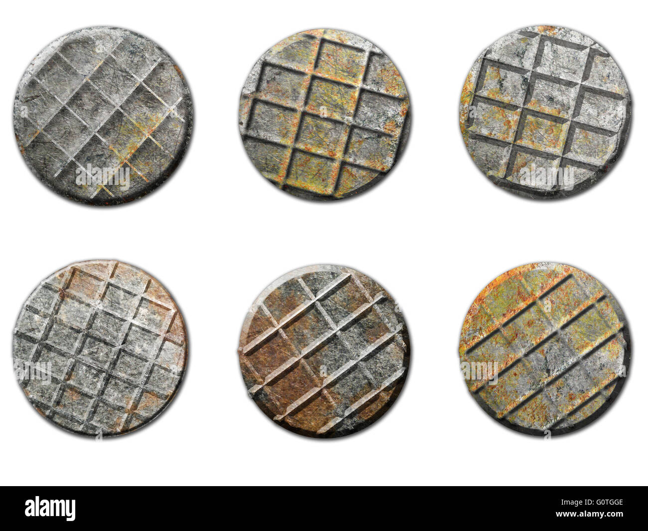 Rusty Nail Heads Isolated on white background Stock Photo - Alamy Rusty Nail Heads Isolated on white background Stock Photo - Alamy