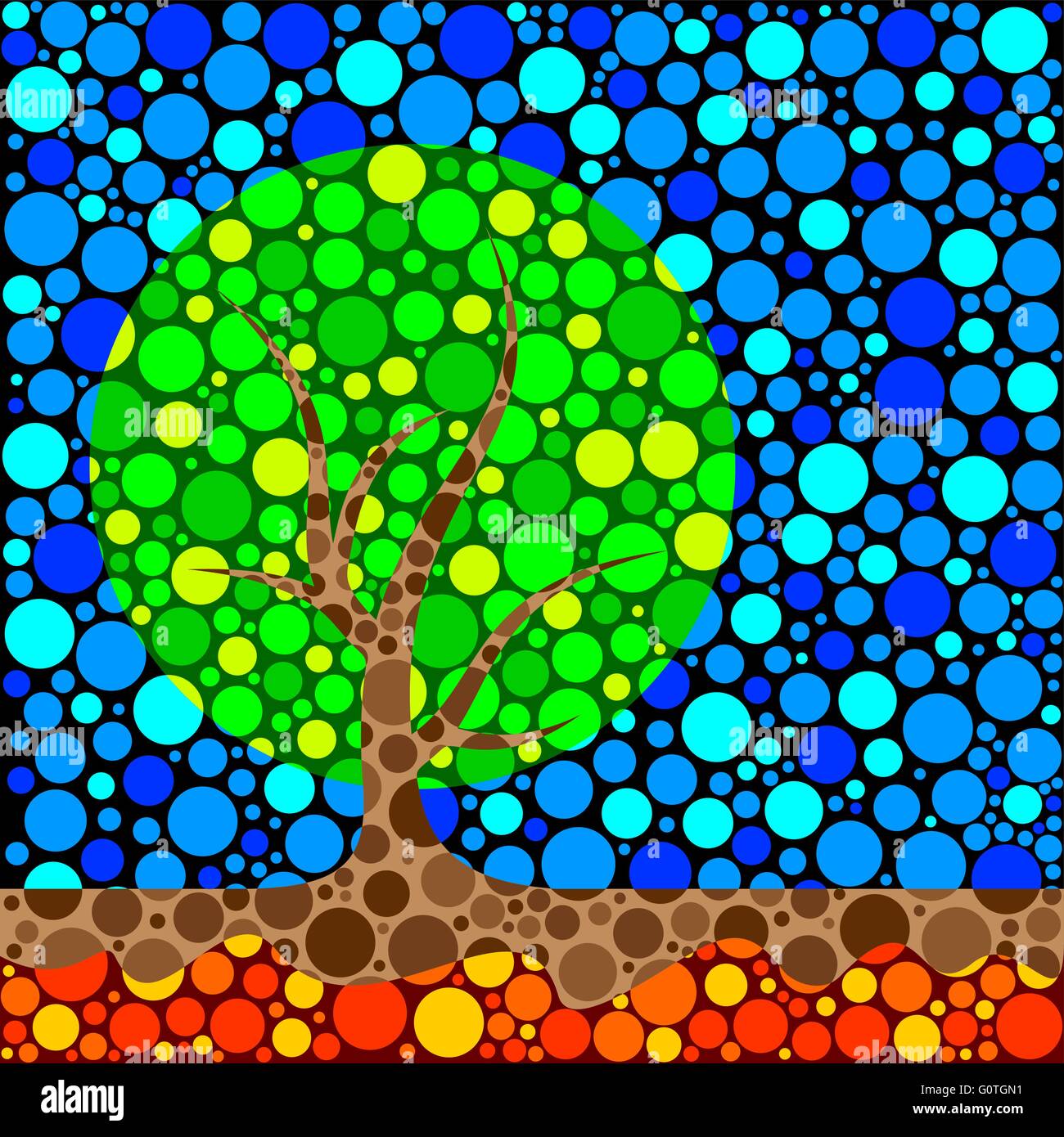 Shrub vector vectors hi-res stock photography and images - Alamy