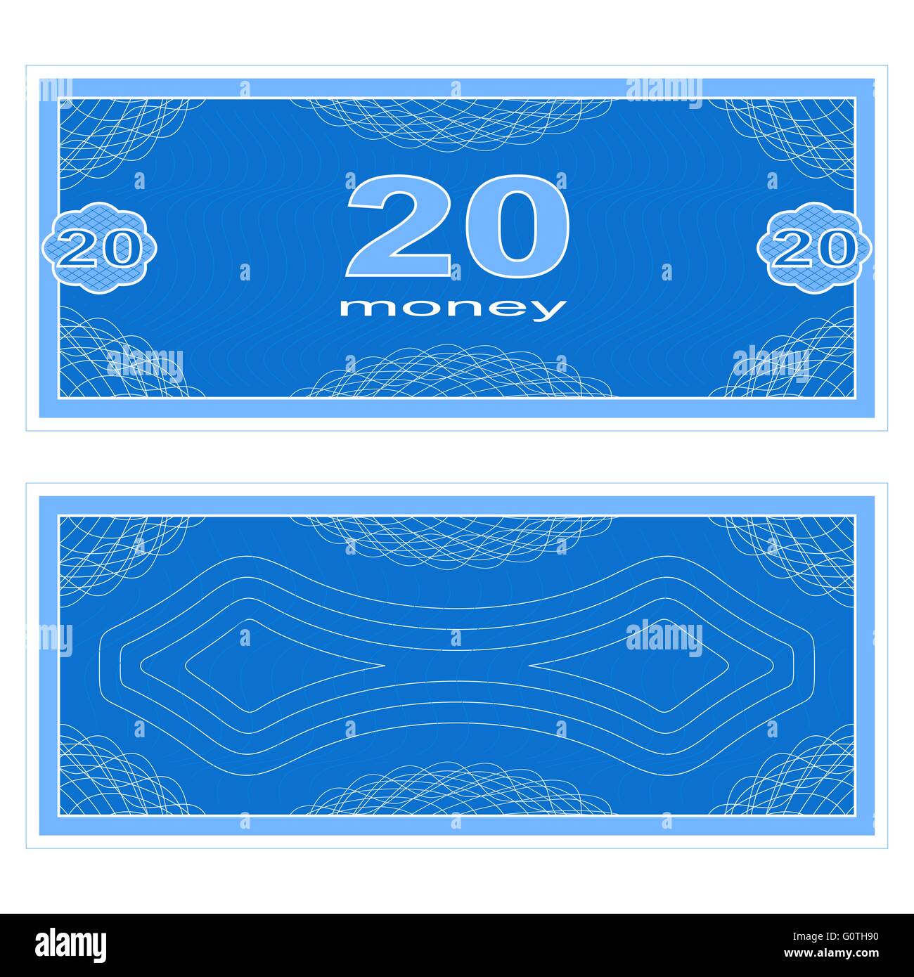 Play money. Twenty Stock Vector Image & Art - Alamy