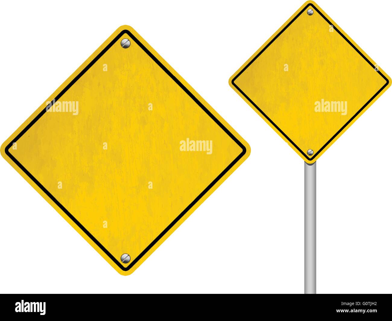 Blank Vector Road Signs Stock Vector Image & Art - Alamy