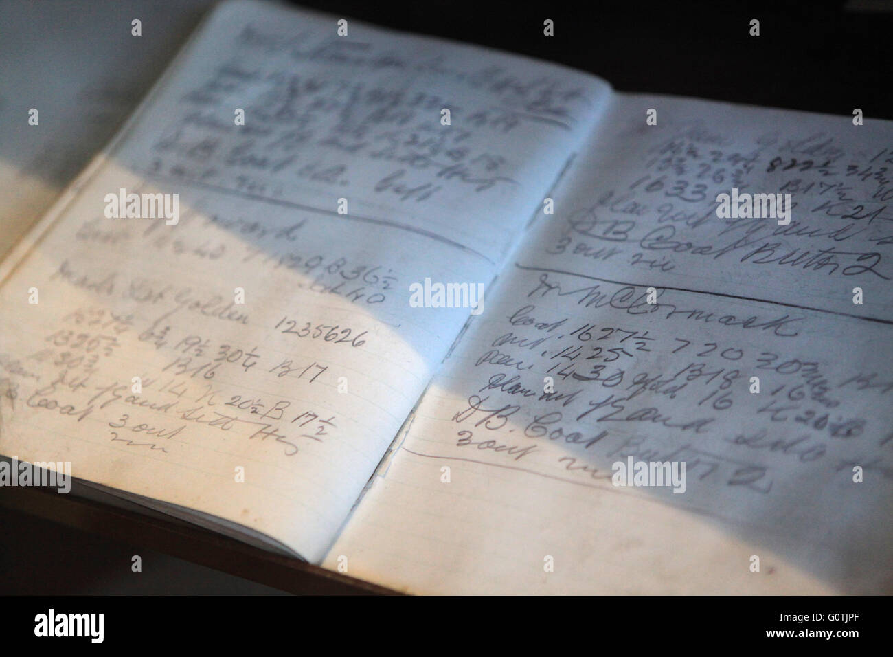 Old ledger book hi-res stock photography and images - Alamy