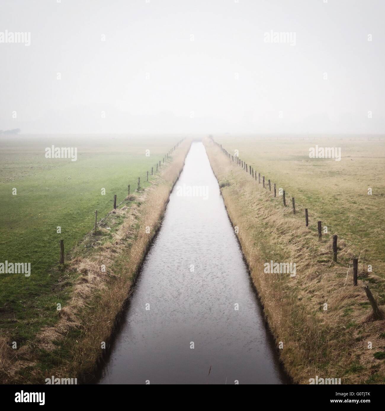 River through landscape, Goedereede, Holland Stock Photo - Alamy