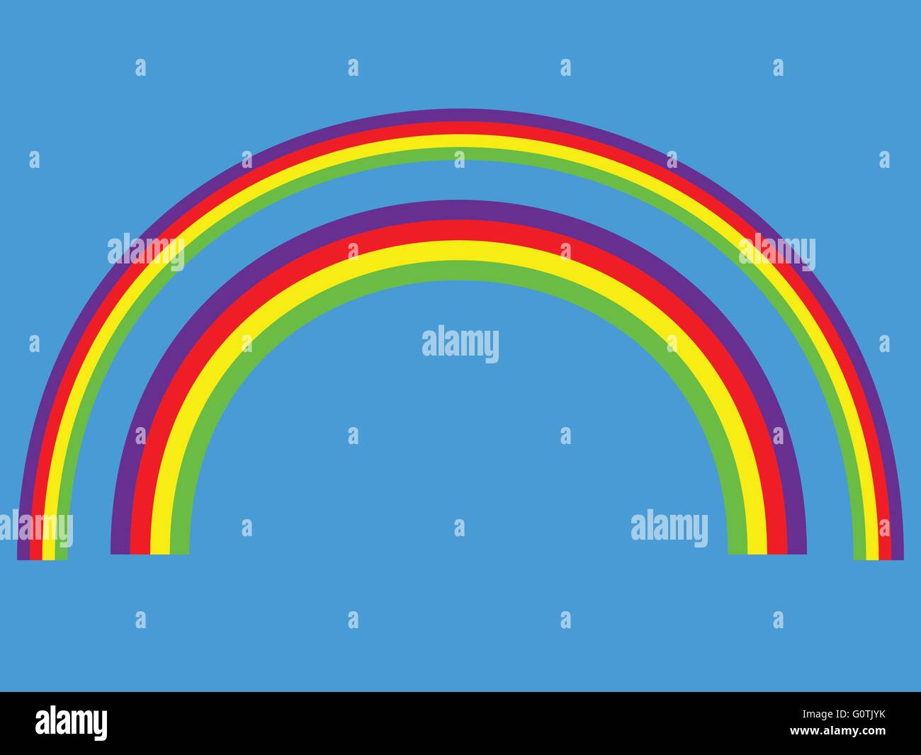 Vector Rainbow Set Stock Vector Image & Art - Alamy