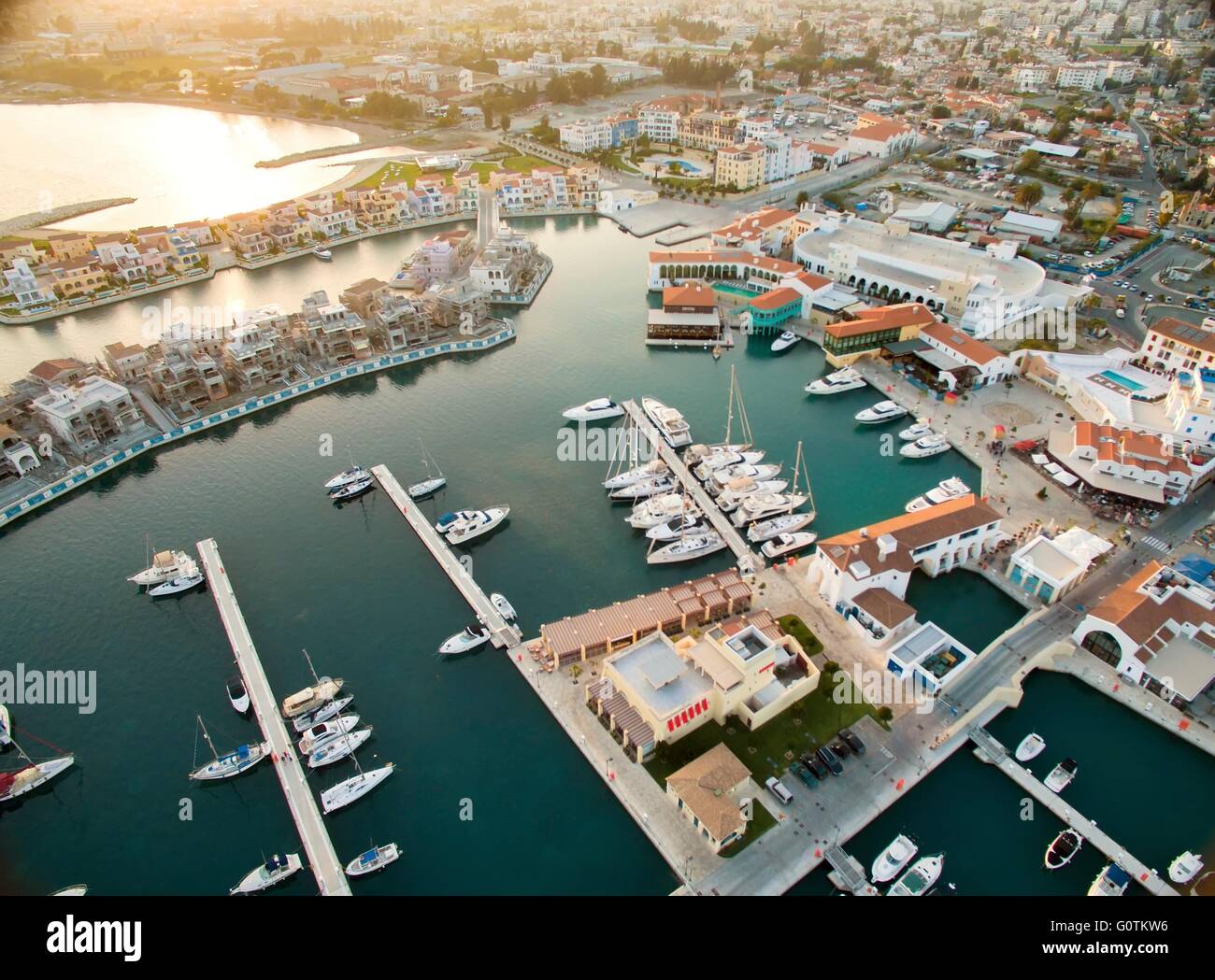 Limassol marina villas hi-res stock photography and images - Alamy