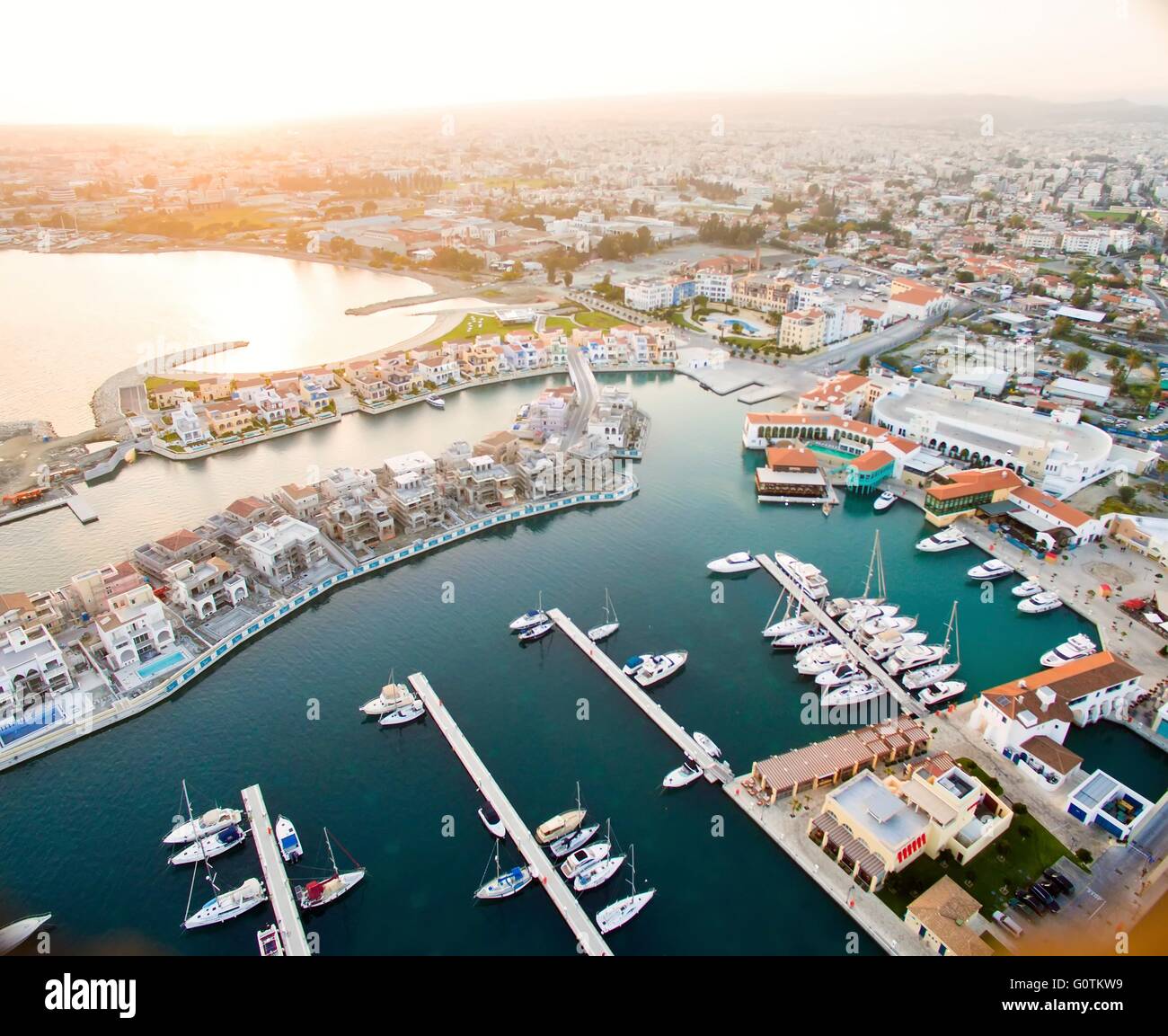 Limassol marina villas hi-res stock photography and images - Alamy