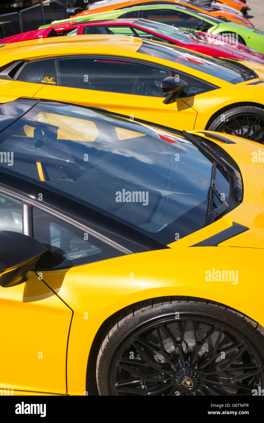 Lamborghini cars front end abstract. Italian super car Stock Photo - Alamy